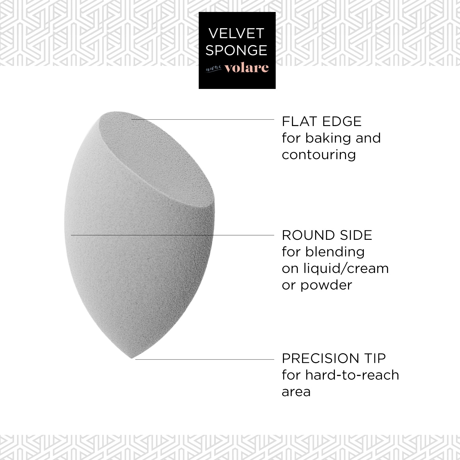 Volare Velvet Sponge – Volare Cosmetics